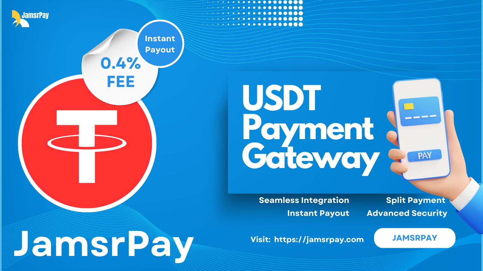 Accept USDT Payments | Jamsrworld